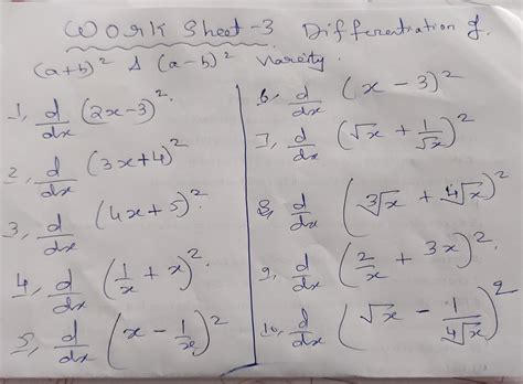 AIIMIIT Education By Naveen Rachuri Differentiation Sums For Practice