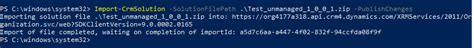 How To Develop Export Import Crm Solution Using Powershell