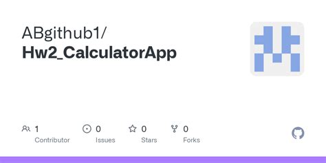 github abgithub1 hw2 calculatorapp