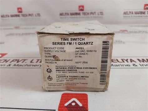 Gic Fm1 Quartz Analog Time Switch Aeliya Marine