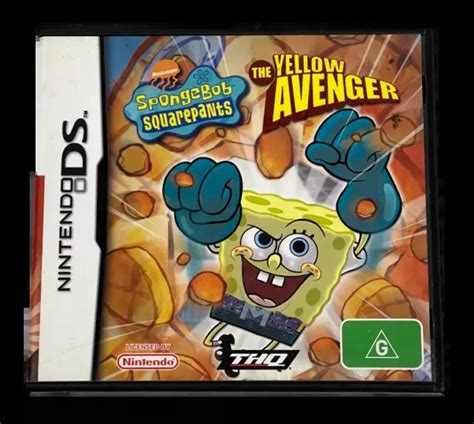 Spongebob Squarepants The Yellow Avenger Nintendo Ds Game Complete 24 90 Picclick Au