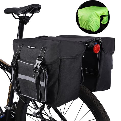 Sacoches de vélo sacs de vélo étanches L grande capacité bagages housse de pluie sac de