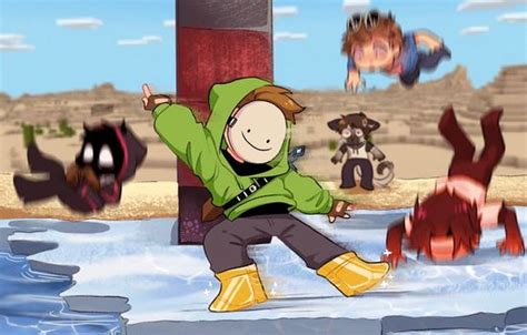Pin By Iwa On Minecraft Dream Team Dream Anime Minecraft Fan Art