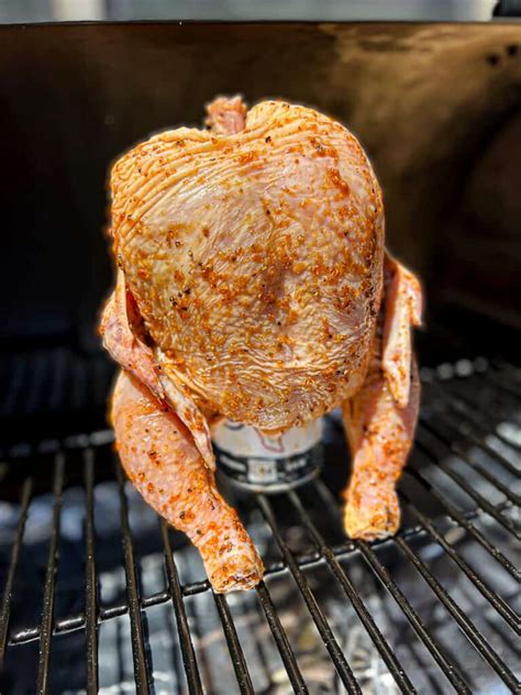 Best Traeger Smoked Beer Can Chicken W Bbq Rub Sip Bite Go