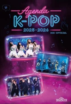 K Pop Agenda 2025 2026 Agendas Calendriers Cultura