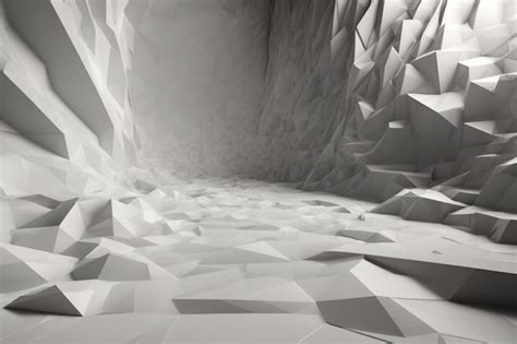 Premium Photo Monochrome Low Poly Abstract Background Design Ar C
