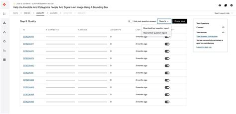 Guide To Designating Test Questions For Quiz Or Work Mode With Gold Pool Appen Success Center