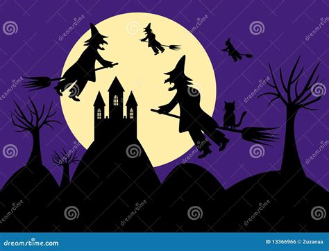 Witch Sabbath Stock Vector Illustration Of Night Witches 13366966