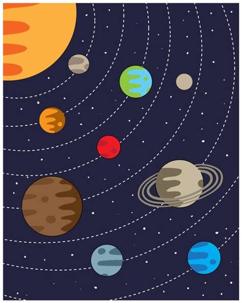 Premium Vector Galaxy Outer Space Flat Background