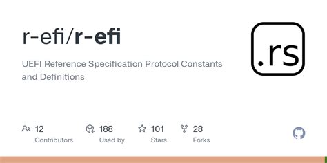 GitHub R Efi R Efi UEFI Reference Specification Protocol Constants And Definitions