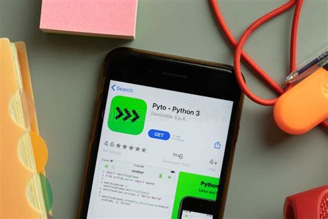 New York Usa 28 September 2020 Pyto Python 3 Mobile App Logo On