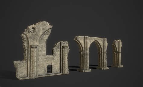 Ancient Temple Ruins Pbr