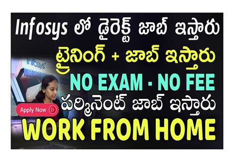 Work From Home Jobs 2023 Infosys భారీ బంపర్ రిక్రూట్మెంట్ విడుదల