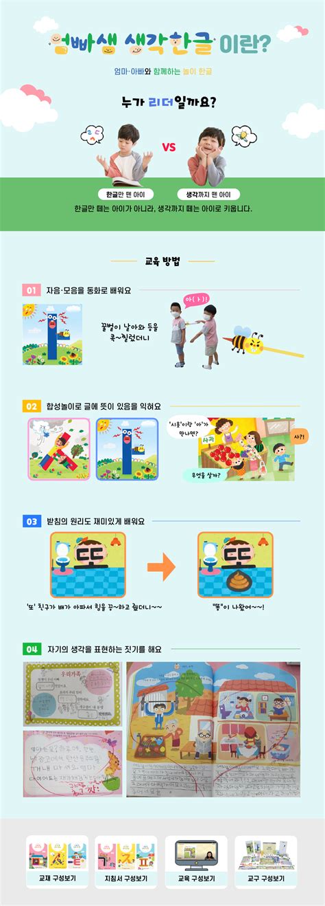 엄빠샘 생각한글 유아한글교육