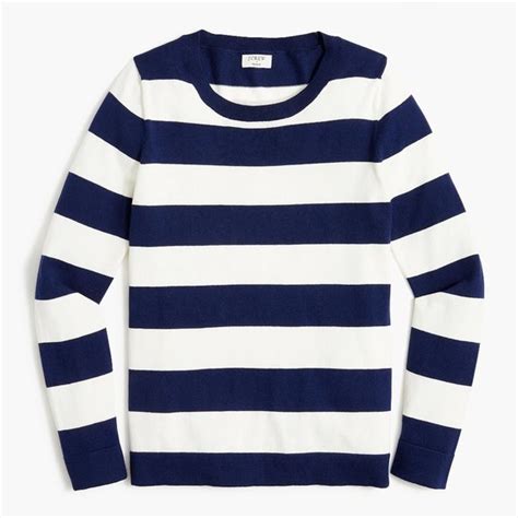 J Crew Factory Sweaters Nwtxssmljcrew Factory Rugby Stripe Teddie