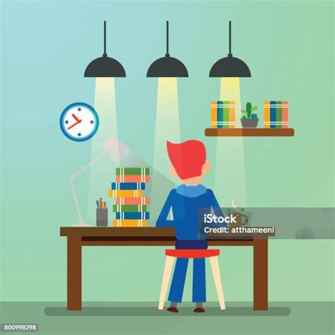 창조적인 사람입니다 프리랜서입니다 작업 남자입니다 벡터 일러스트 레이 션 기업 재무와 산업에 대한 스톡 벡터 아트 및 기타 이미지 기업 재무와 산업 깨끗한 디자인