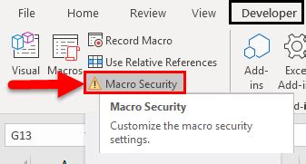 Enable Macros In Excel Step By Step Guide To Enable Macros