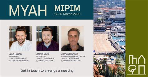 Looking Forward To Attending Mipim Heres To A Good Week James Gladwin
