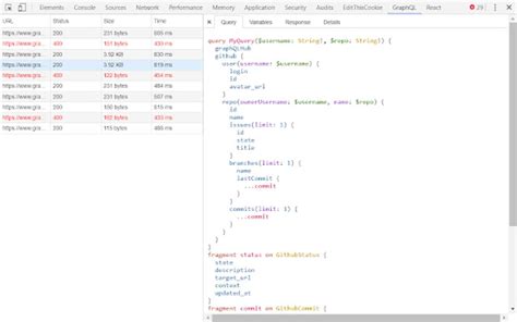 GraphQL developer tools Google Chrome için Eklenti İndir