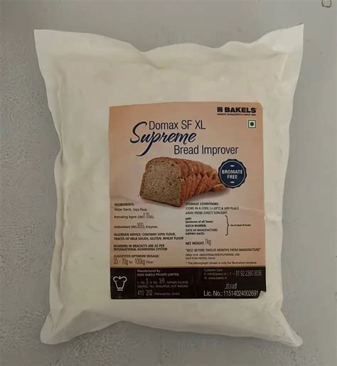 White Egg Less Domax Sf Xl Supreme Bread Improver Powder Packaging Size 1 Kg At ₹ 650 Pack In