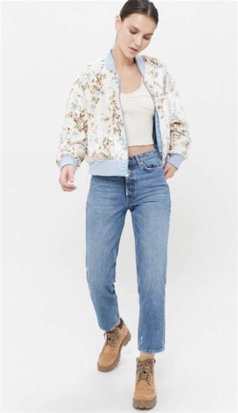 Urban Outfitters Reversible Bomber Jacket Gem
