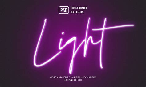 Artstation 3d Light Psd Fully Editable Text Effect Layer Style Psd