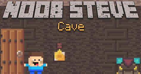Game Noob Steve thoát khỏi hang động Game Vui