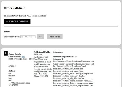 Fooevents Generate A Custom Csv Report Createit