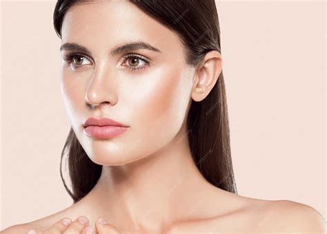 Premium Photo Beauty Skin Woman Face Healthy Skin Beautiful Model