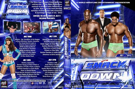 Wwe Smackdown July Dvd Cover By Chirantha On Deviantart