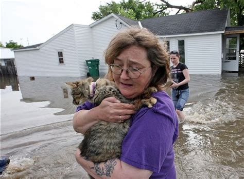 Heavy Rain Forces Evacuations In Iowa