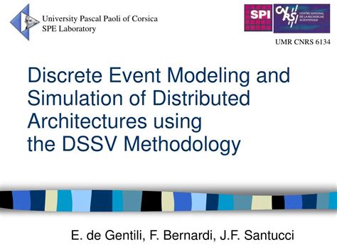 Ppt Discrete Event Modeling And Simulation Of Distributed
