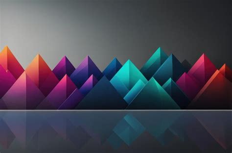 Premium Photo Abstract Geometric Gradient Background