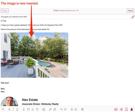 How Do I Embed An Image In An Email Cloze Help Center