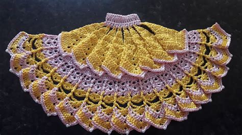 Saiadecroch Como Fazer Saia De Croche Para Pano De Prato Part Youtube