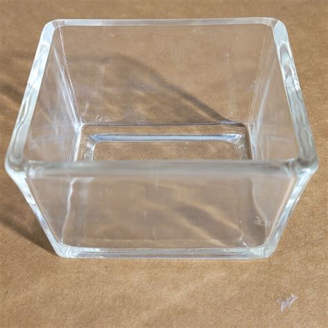 Wheaton Rectangular Glass Staining Dish 105mm × 85mm × 70mm Weaton Lab