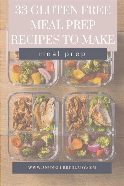 33 Gluten Free Meal Prep Recipes To Make An Unblurred Lady Gluten Free Meal Prep Condiment