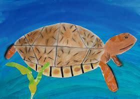 MaryMaking Sea Turtle Collages