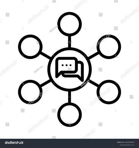 Communication Channel Icon Line Vector Illustration Stock Vector (Royalty Free) 2503509625 ...
