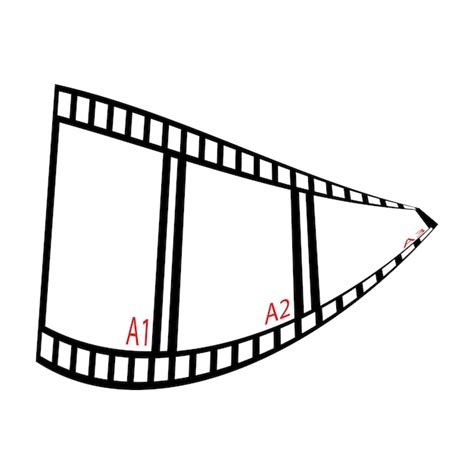 Premium Vector Abstrack Filmstrip Logo Template Vector Illustration Design