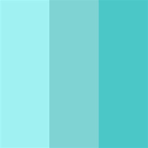Shades Of Cyan Color Palette Colordrop