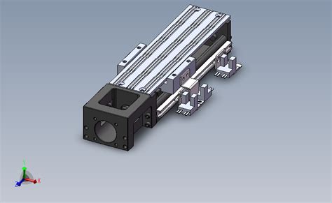 上银kk模组（小负载高精度）kk50 150 F0c Solidworks 2012 模型图纸下载 懒石网