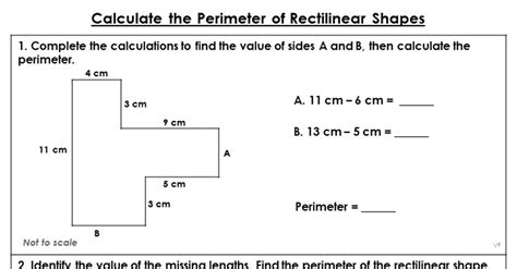 Calculate The Perimeter Of Rectilinear Shapes Extension Classroom