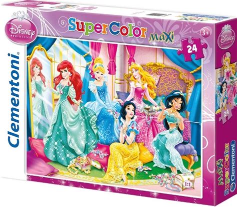 Clementoni 24420 Puzzle Enfant 24 Pièces Les Princesses Maxi Color