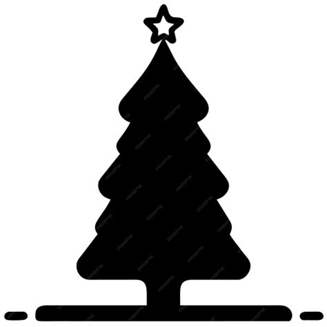 Premium Vector Minimalist Christmas Tree A Sleek Stylized Christmas
