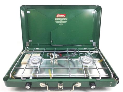 Lot Coleman 2 Burner Propane Camp Stove