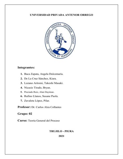 Grupo02 El Derecho A La Tutela Jurisdiccional