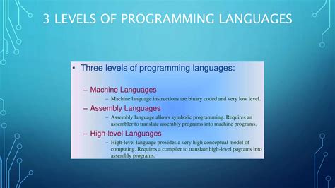 Levels Of Programming Languages Pptx Programming Languages Computing