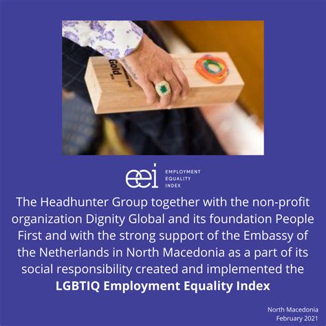 Lgbtiq Employment Equality Index In North Macedonia 2020 Year Job