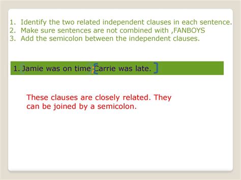 Using Semi Colons And Colons Ppt Download